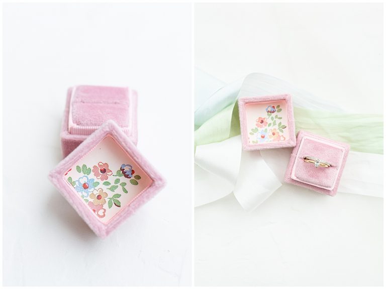 How to customize a velvet ring box - Sthefanie Carriker Photography